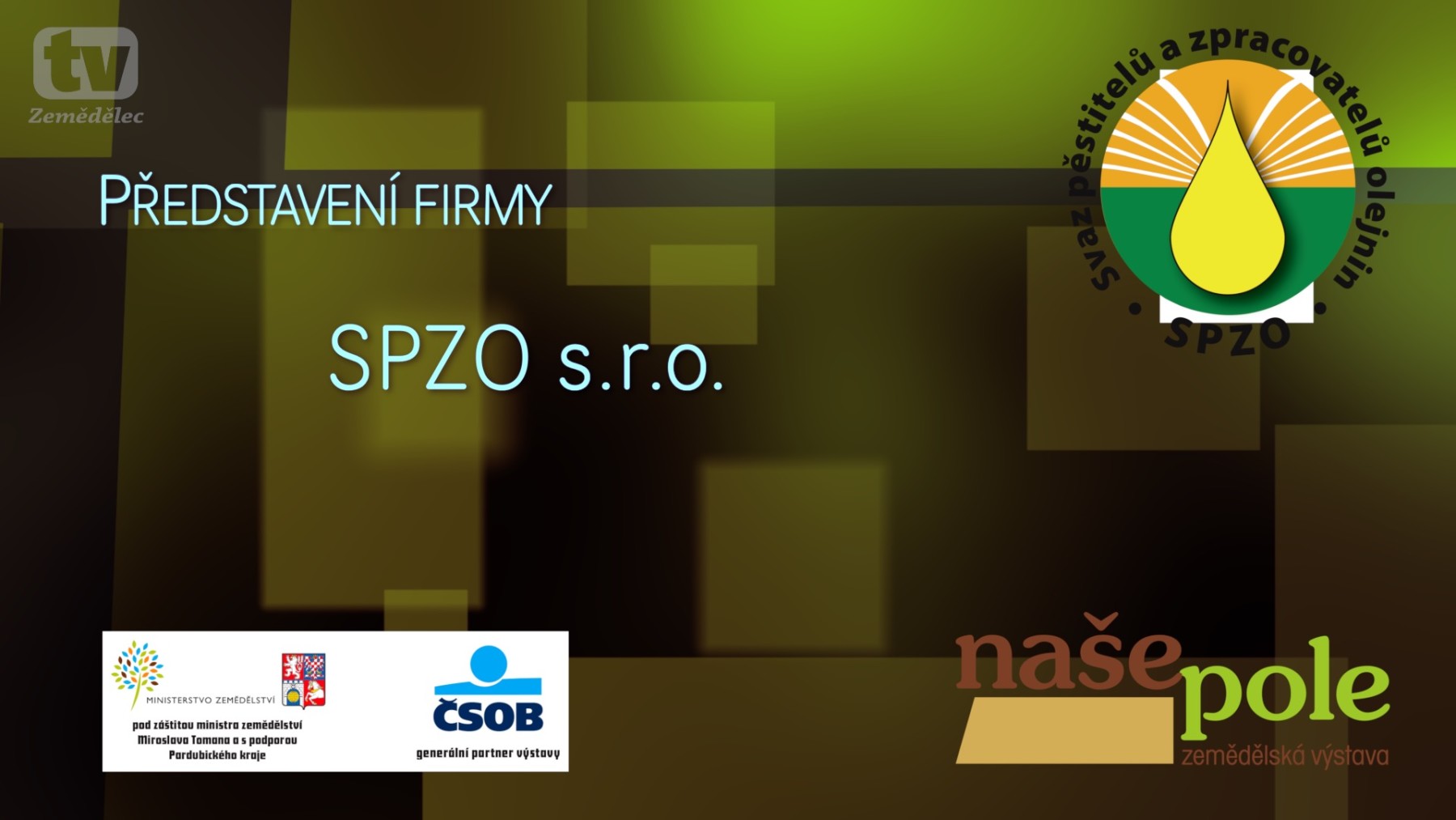 Naše pole 2020 - SPZO s.r.o. | TV Zemědělec – internetová televize